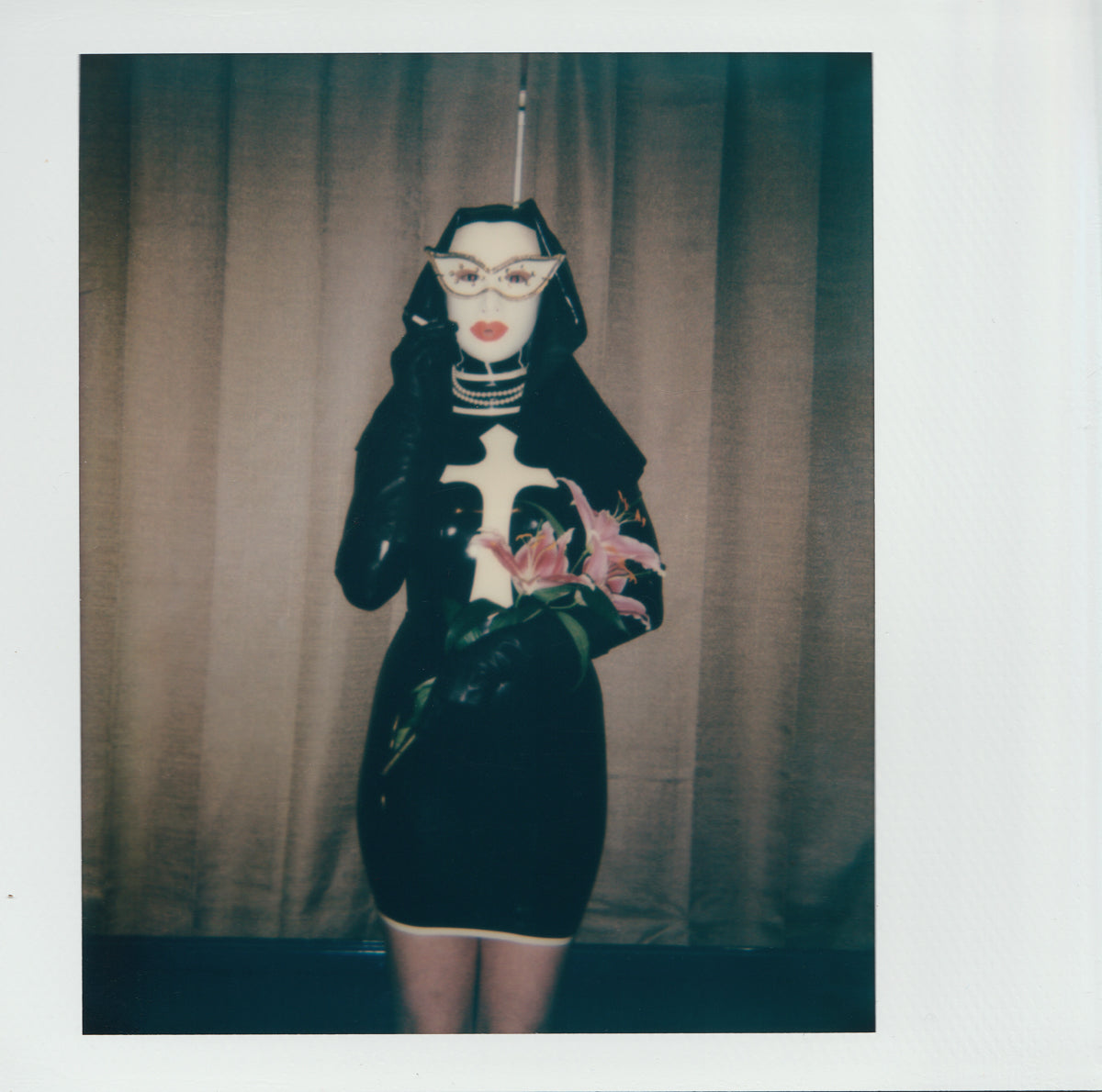 Kat Toronto aka Miss Meatface "Latex Nun with Lilies" – The Untitled Space